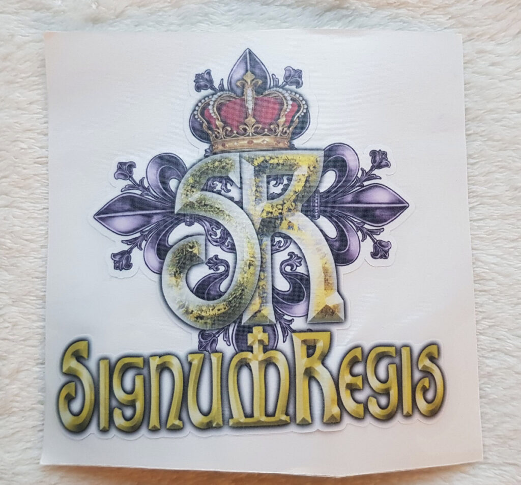 SR Sticker – Signum Regis Shop